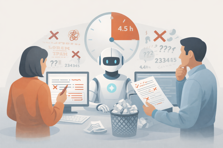 Survey shows workers spend up to 4.5 hours a week fixing “AI workslop ...